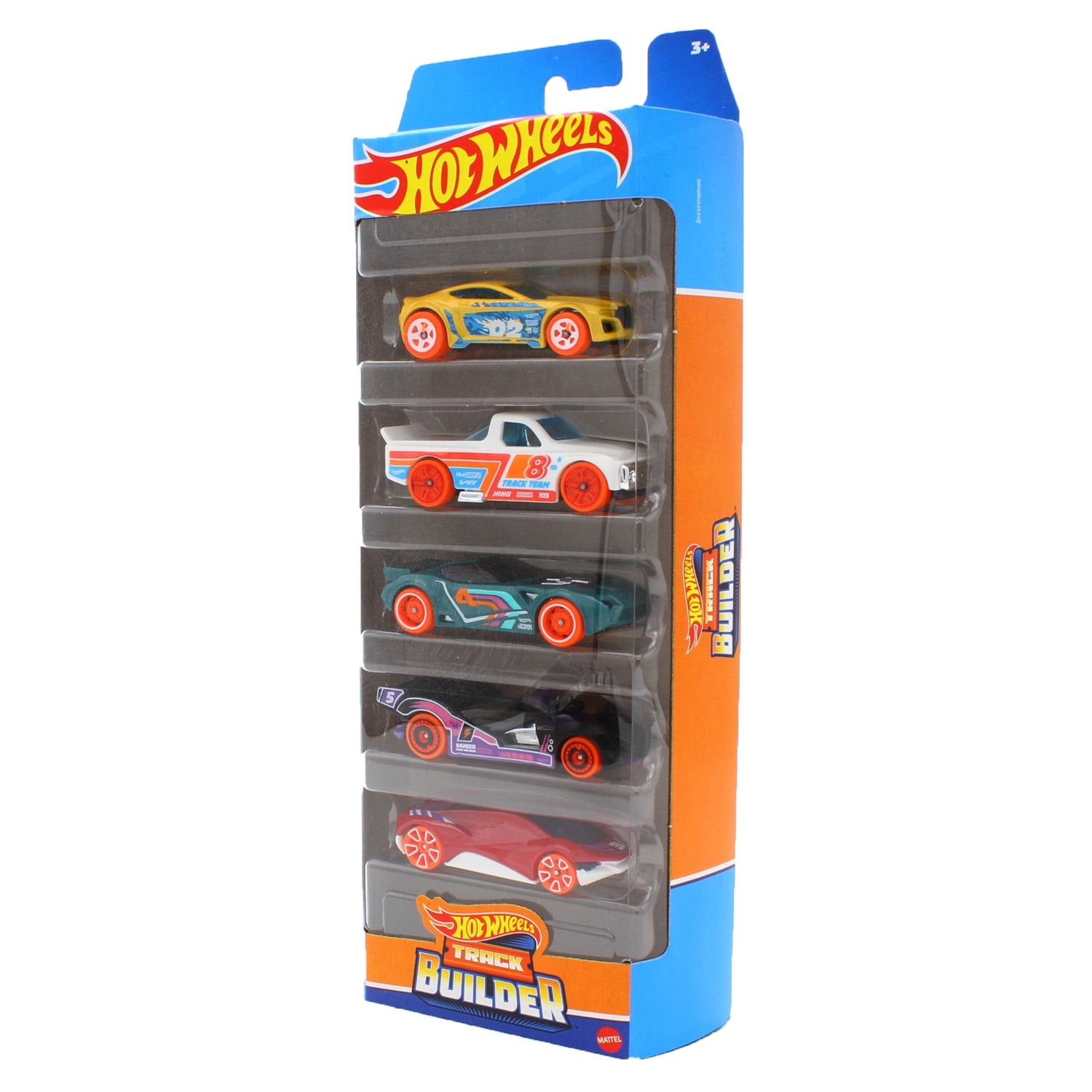 Hot Wheels 5 Pack, Track Builder System - Walmart.com