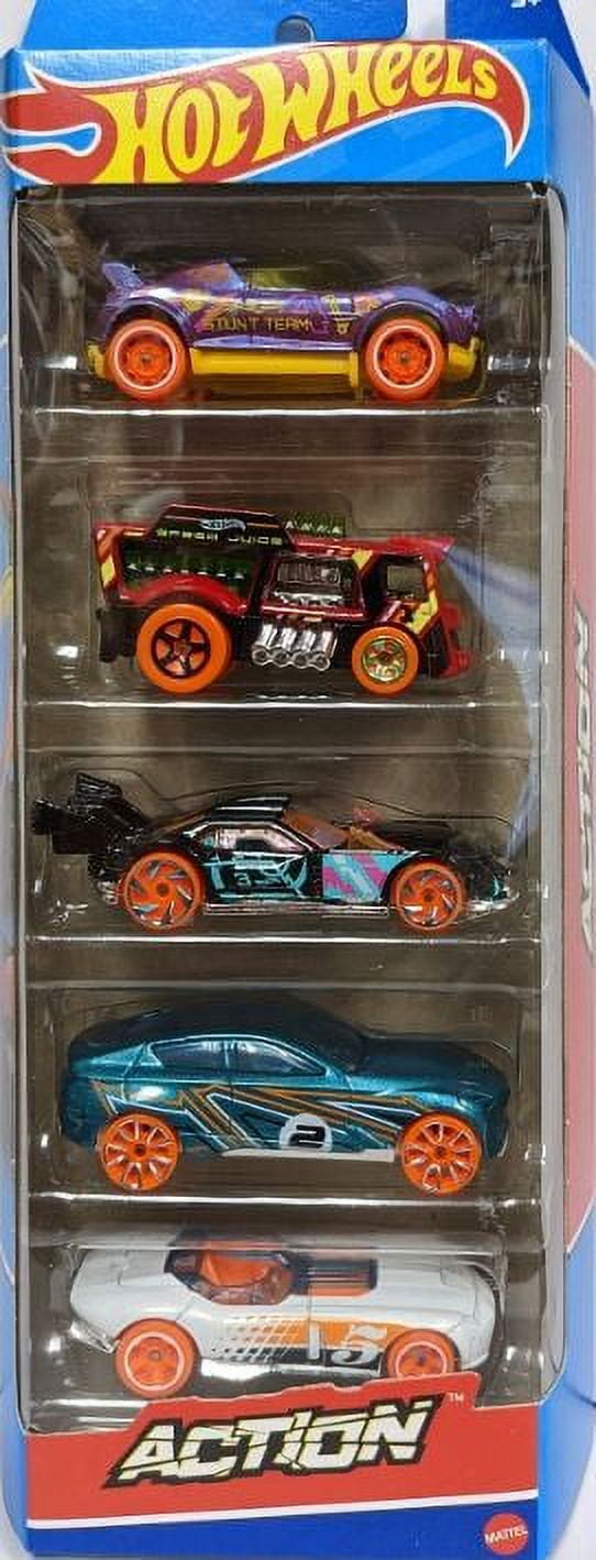 Hot Wheels Action Multipack - 5 Cars Set - Walmart.com