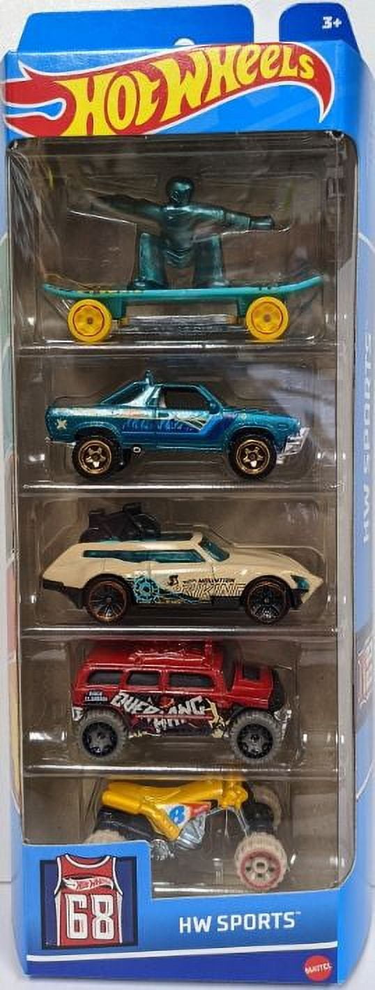 Hot Wheels 5 Pack HW Sports: Race Cars Set - Walmart.com