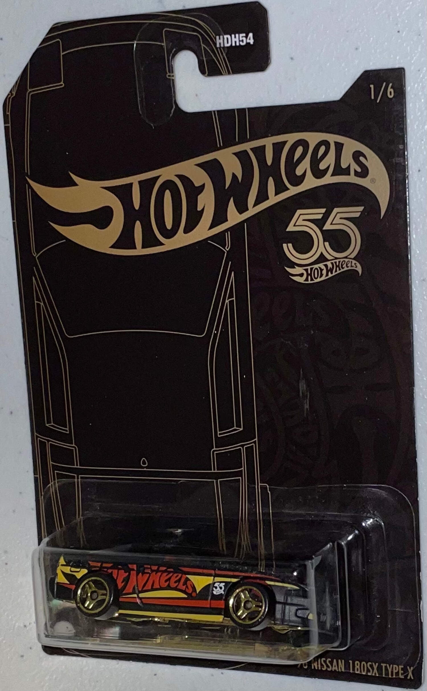 Hot Wheels '96 Nissan 180SX Type X, Pearl & Chrome 55th Hot Wheels '96 Nissan 180SX Type X, Pearl & Chrome 55th