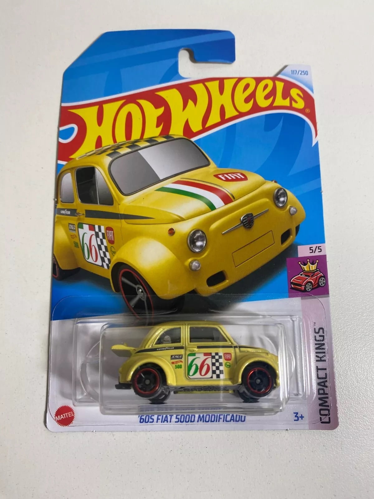 Hot Wheels 60's Fiat 5000 Modificado 117/250 Compact Kings 5/5 ...