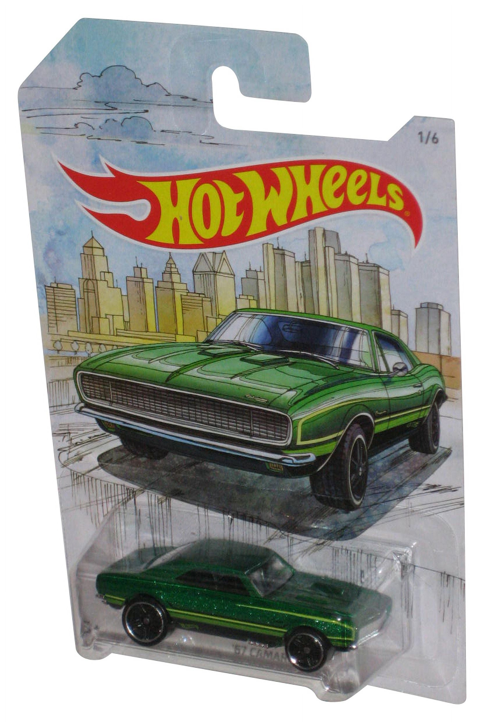 Hot Wheels '67 Green Camaro (2018) Mattel Die-Cast Toy Car 1/6 ...