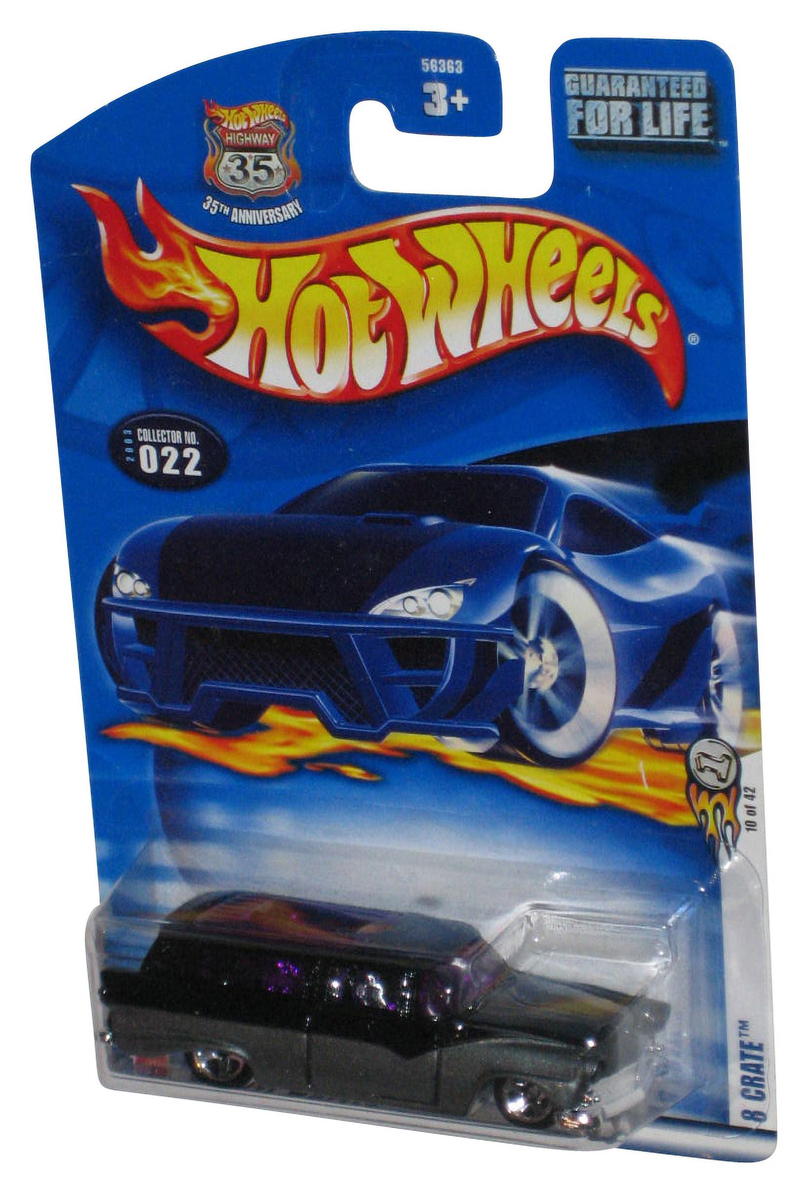 Hot Wheels 8 Crate Black Silver & Purple (2003) Die-Cast Toy Car #022 ...