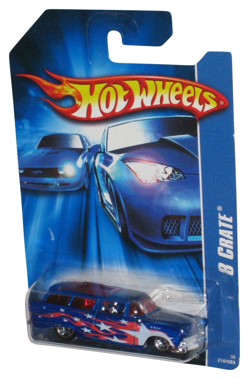 Hot Wheels 8 Crate Blue (2006) Mattel Blue Die-Cast Toy Car 210/233 ...