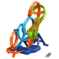 Hot Wheels Action Track Extensions 4 Loop Crash Out Multicolor