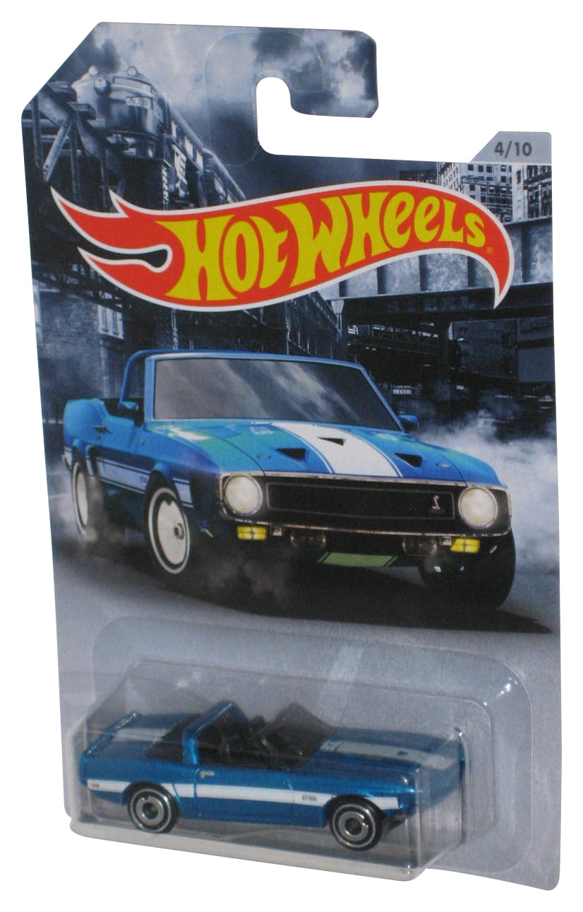 Hot Wheels American Steel Muscle (2018) Blue '69 Shelby GT 500 Toy Car ...