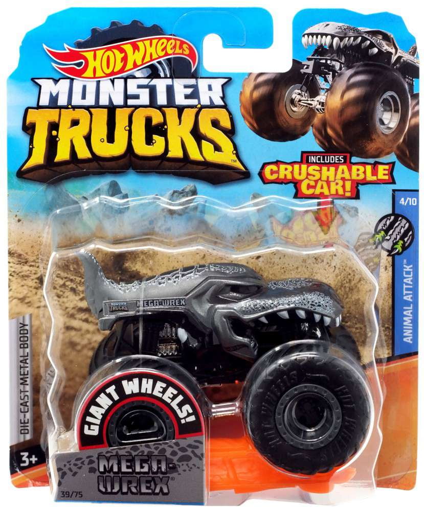 Hot Wheels Animal Attack Mega Wrex Die-Cast Car - Walmart.com