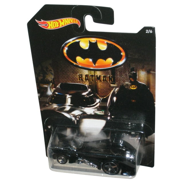 Hot Wheels Batman Batmobile (2014) Mattel Black Toy Car 2/6 - Walmart.com