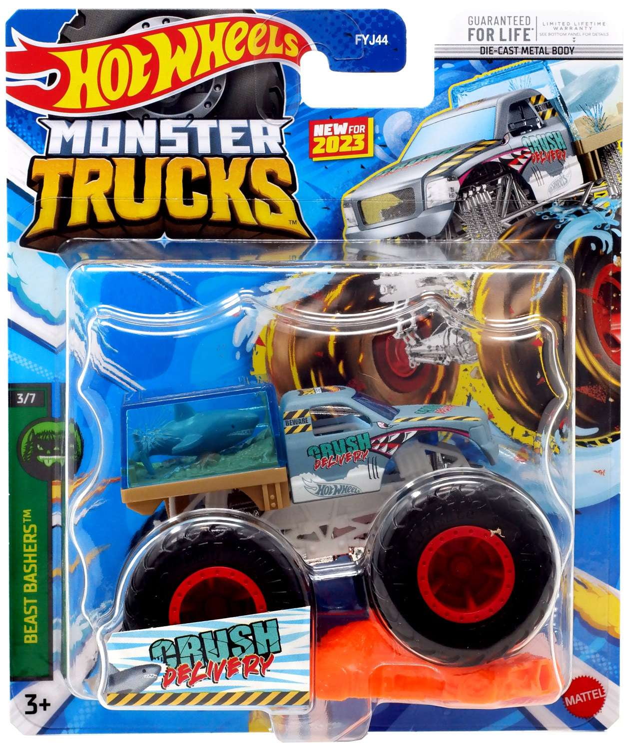 Hot Wheels Beast Bashers Crush Delivery Diecast Car - Walmart.com