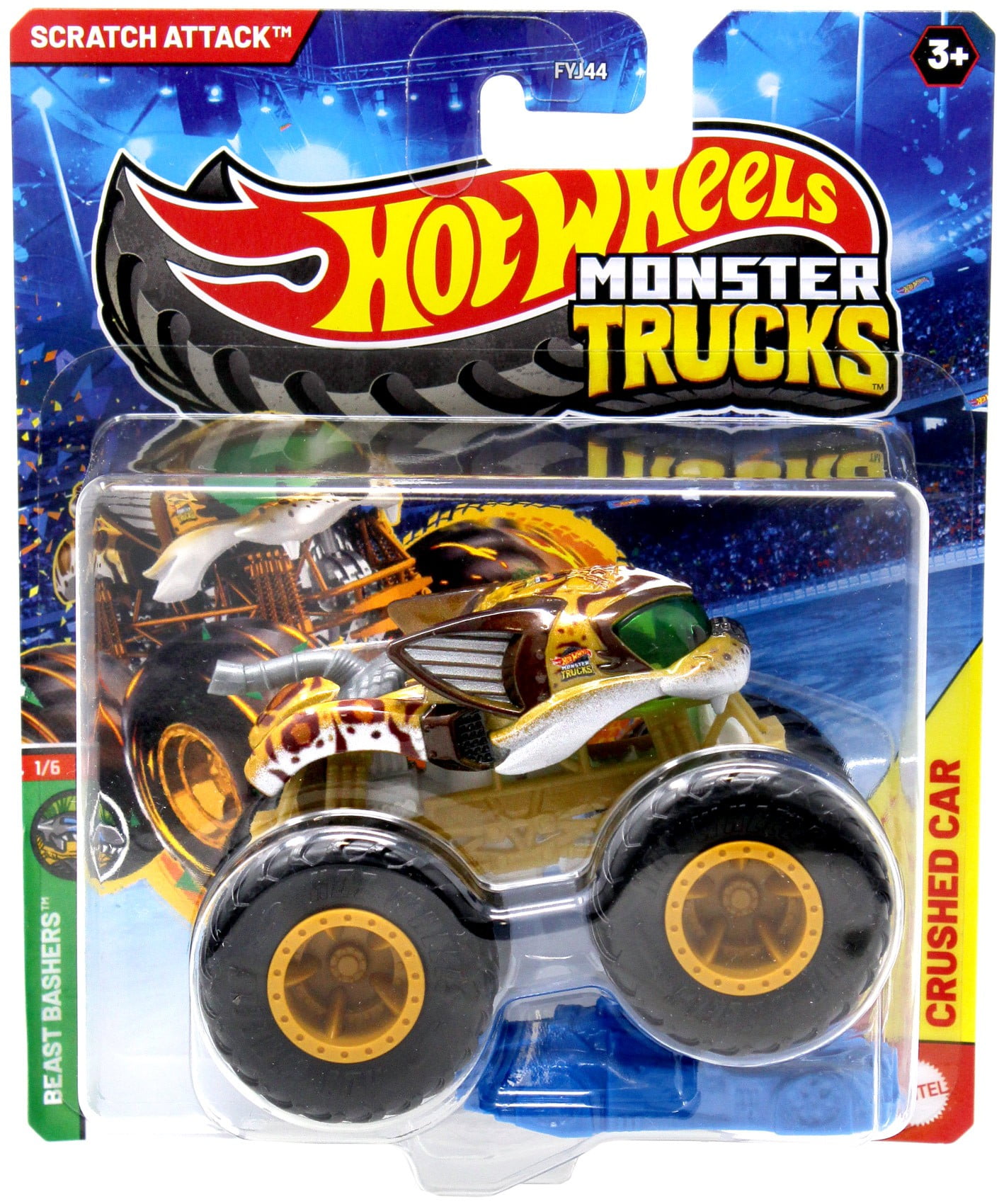 Hot Wheels Beast Bashers Scratch Attack Diecast Car - Walmart.com