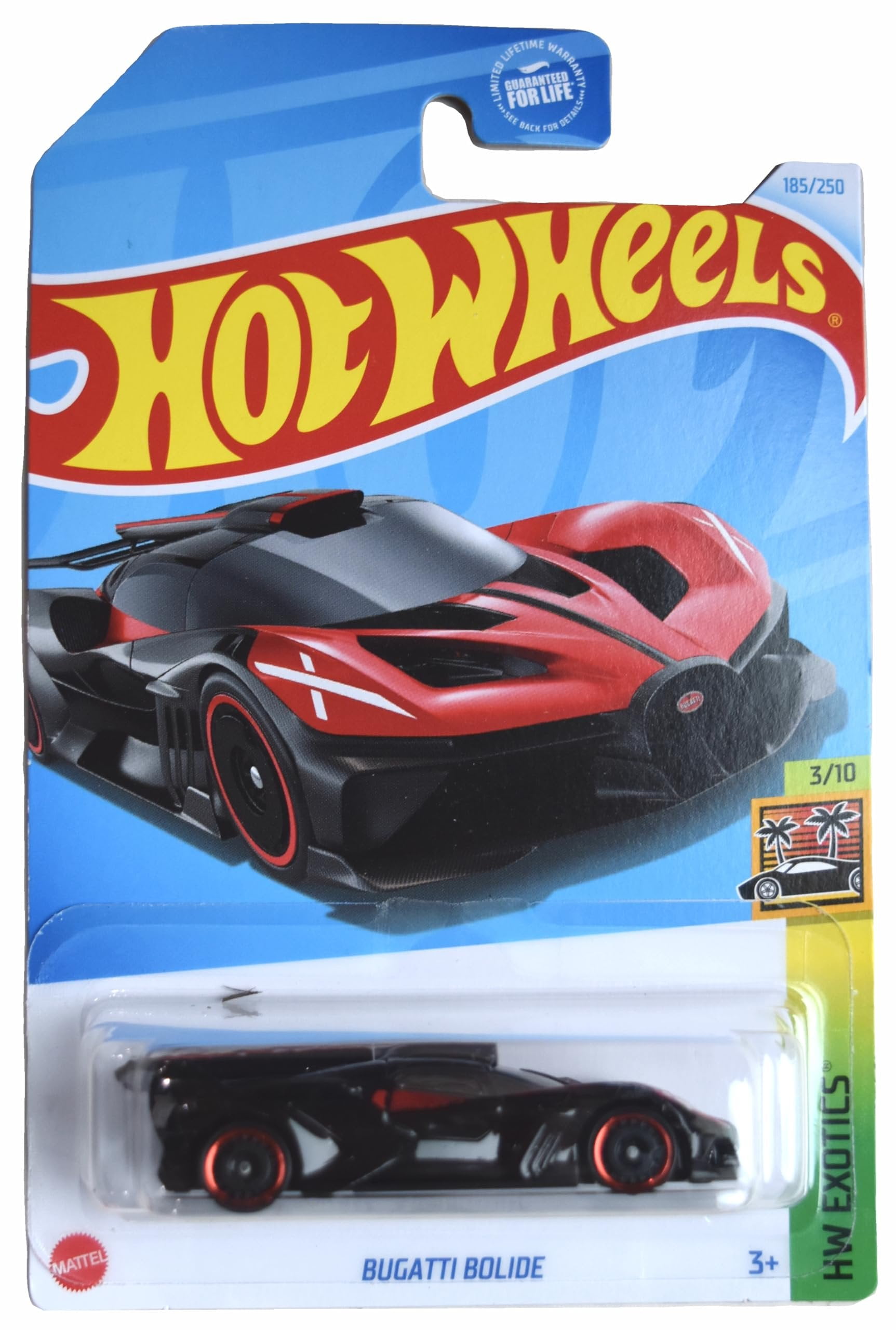 Hot Wheels Black, Red Bugatti Bolide 185/250 HW Exotics 3/10 - Walmart.com