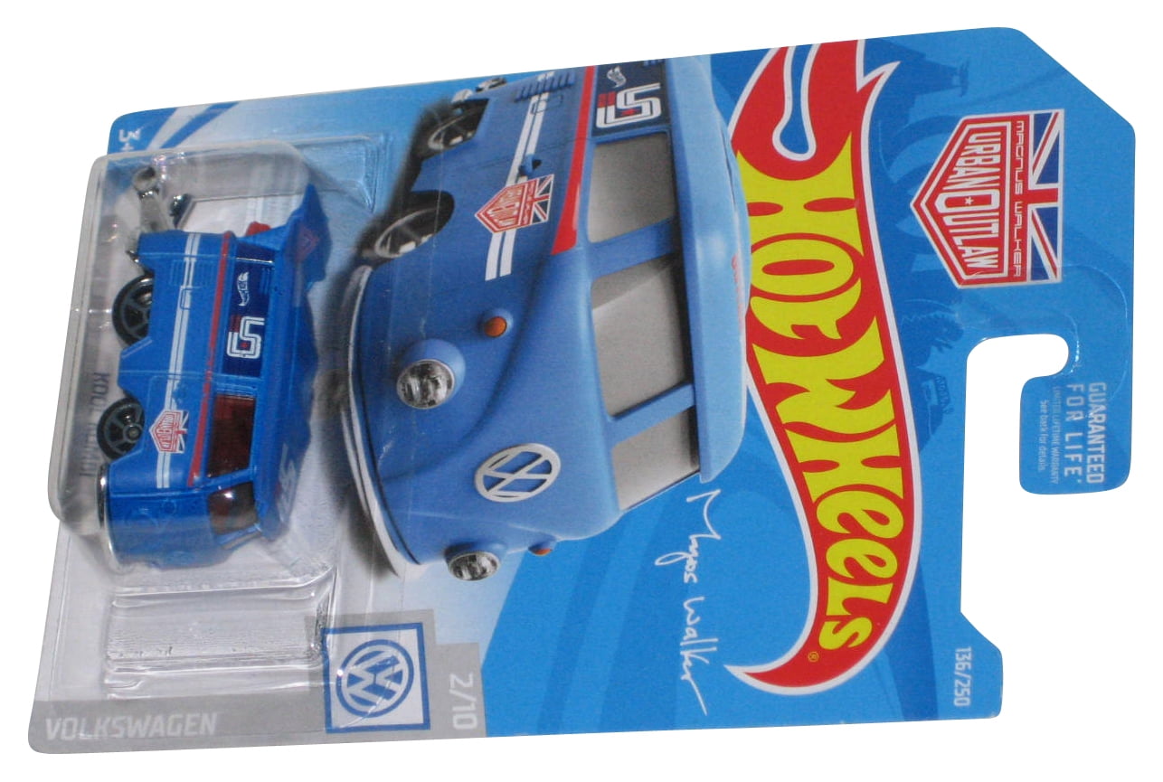 Hot Wheels Blue Kool Kombi (2017) Volkswagen 2/10 Toy Car 136/250 ...