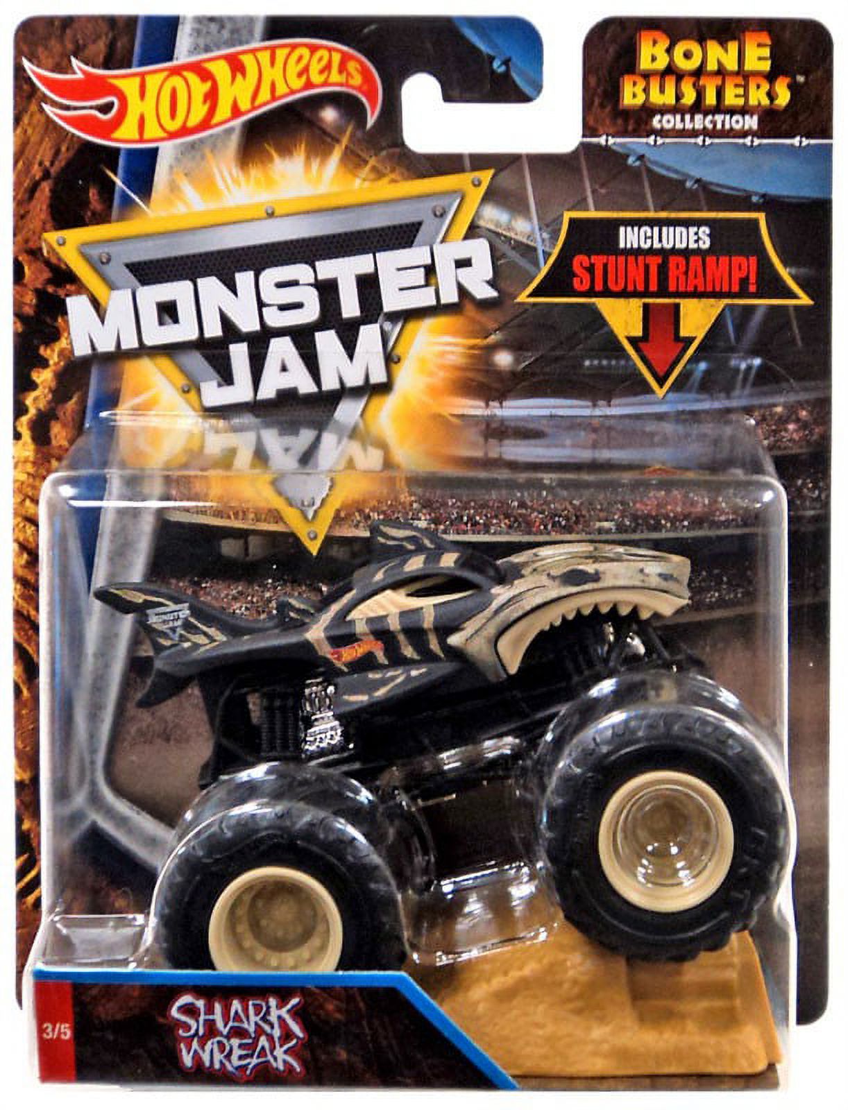 Hot Wheels Bone Busters Shark Wreak Die-Cast Car - Walmart.com