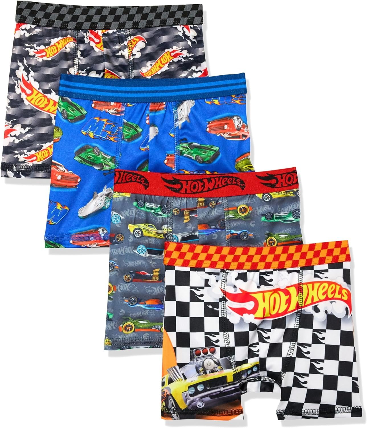 Hot Wheels BoxerBriefs and Briefs available in Sizes 2/3T, 4T, 4, 6, 8 ...