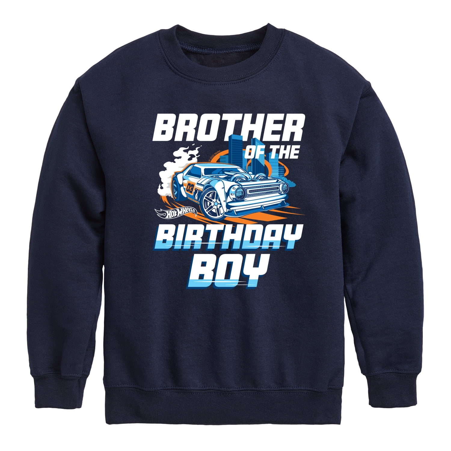 Hot Wheels - Brother Of Birthday Boy - Toddler And Youth Crewneck ...