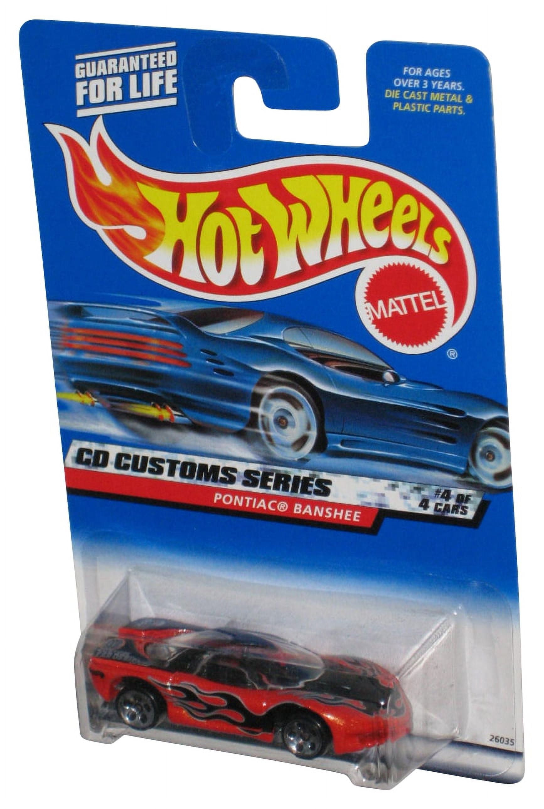Hot Wheels CD Custom Series 4/4 (1999) Orange Pontiac Banshee Toy Car ...