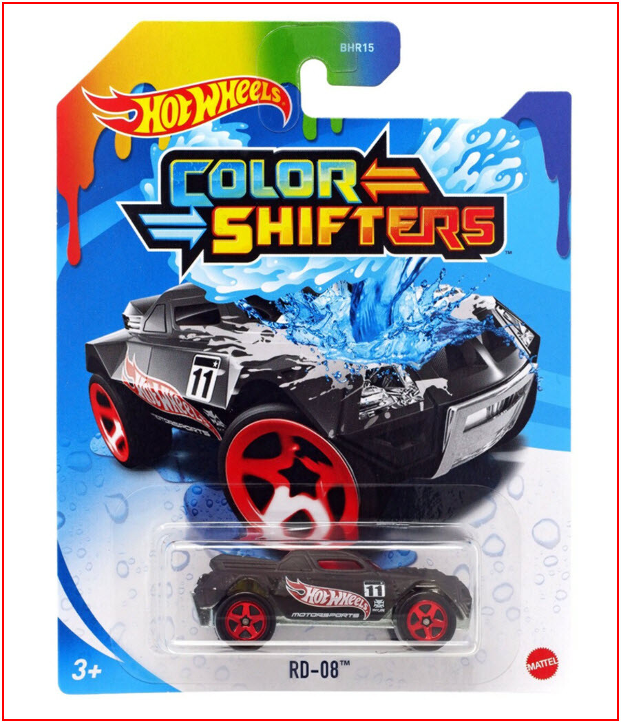 Hot Wheels COLOR SHIFTERS - 2020 RD-08 Color Change Car - Diecast 1:64 ...