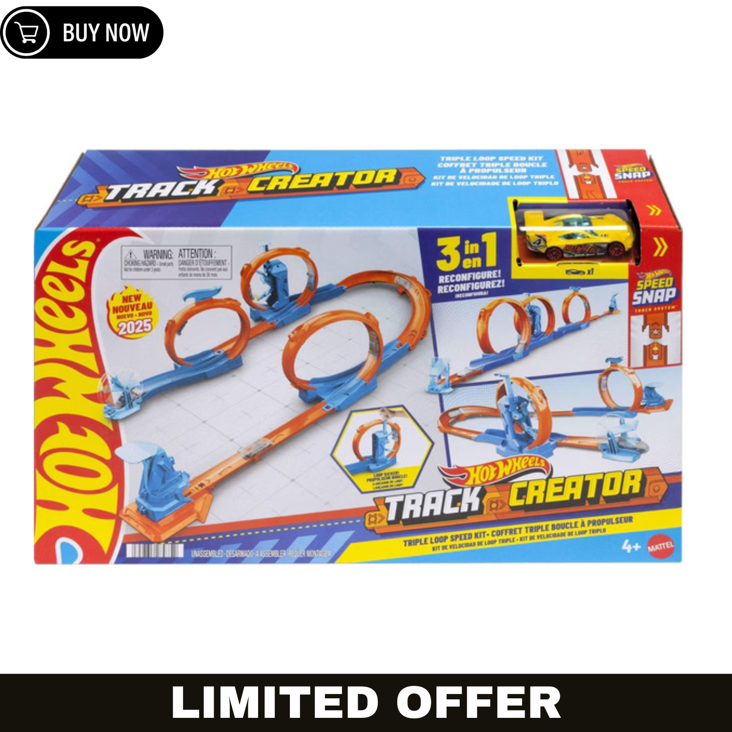 Hot Wheels CRTR TR Truck Toy - Walmart.com