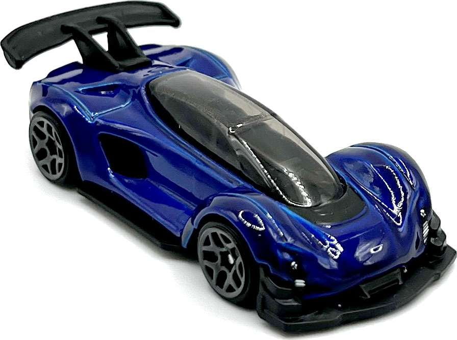 Hot Wheels CZinger 21C Diecast Car (Deep Blue) (No Packaging) - Walmart.com