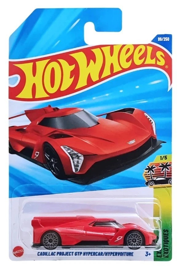 Hot Wheels Cadillac Project GTP Hypercar 99/250 Exotics 1/5 - Walmart.com