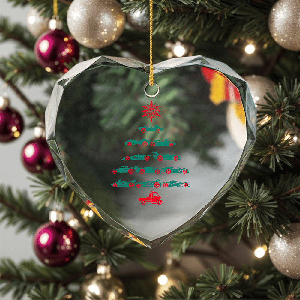 Hot Wheels Car Tree Ornament Home Decoration, Crystal Glass Ornament ...