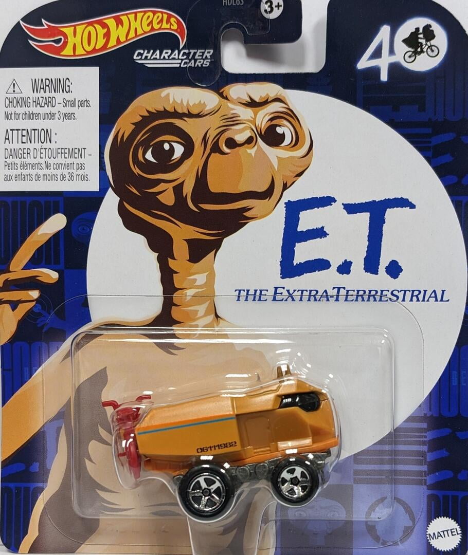 Hot Wheels Character Car E.T. Car & Truck Play Vehicles - Walmart ...
