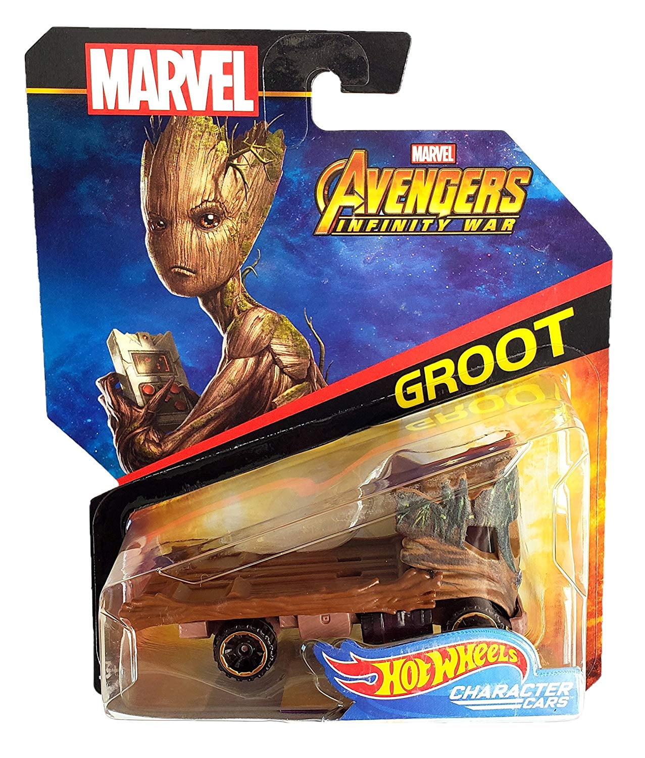 Hot Wheels Character Cars 2018 - Marvel Avengers Infinity War - Groot ...