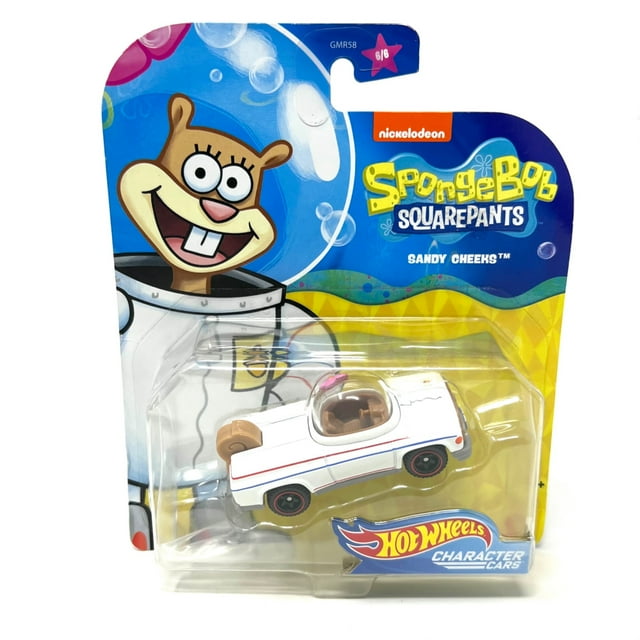 Hot Wheels Character Cars Nickelodeon Spongebob Squarepants Sandy ...