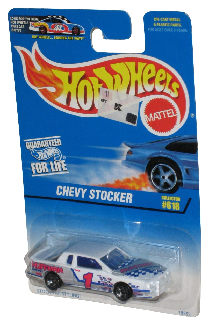 Hot Wheels Chevy Stocker (1996) White Collector Car Toy #618 - Walmart.com
