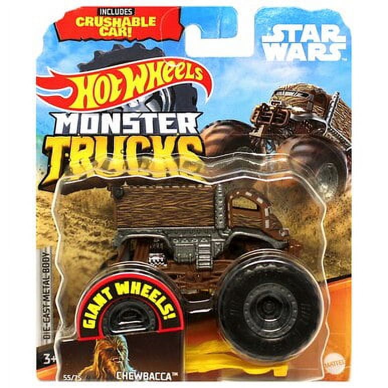 Hot Wheels Chewbacca Star Wars Monster Trucks Play Vehicles with ...
