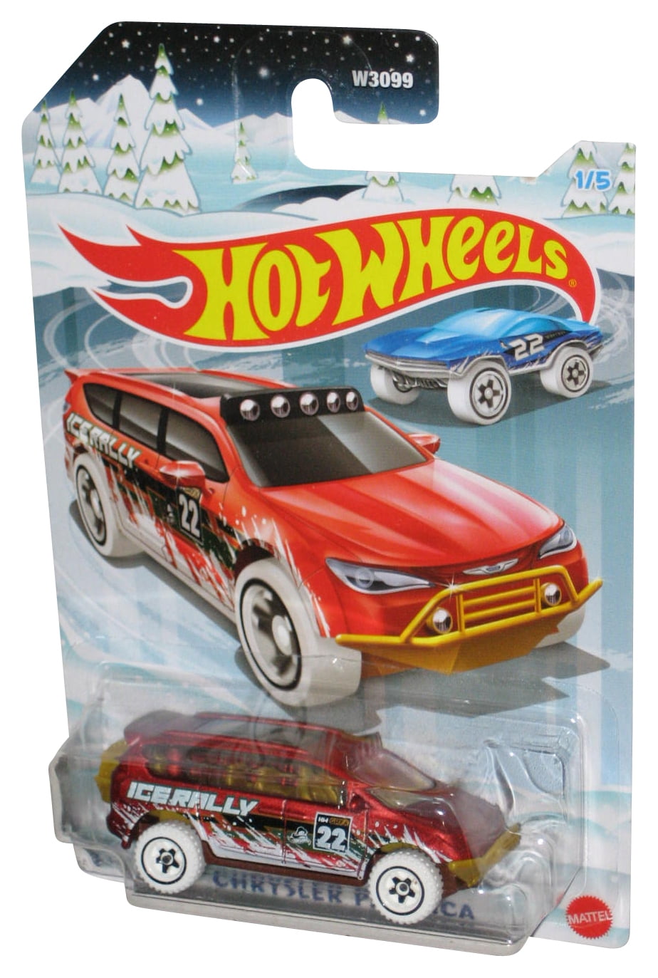 Hot Wheels Chrysler Pacifica (2021) Mattel Red Toy Car 1/5 - Walmart.com