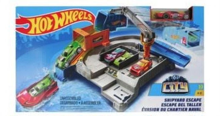 Hot Wheels City Shipyard Escape Playset - Walmart.com