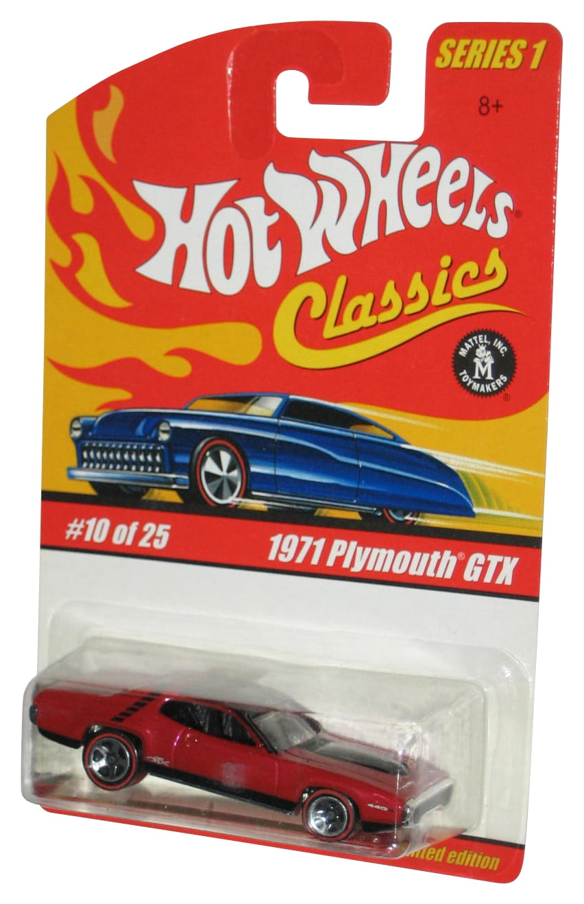Hot Wheels Classics Series 1 (2004) Red 1971 Plymouth GTX Toy Car #10/ ...