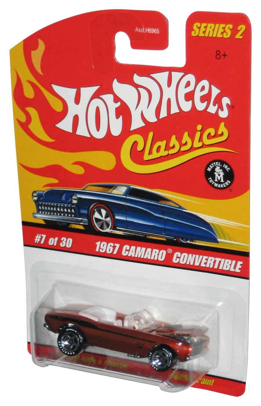 Hot Wheels Classics Series 2 (2005) Red 1967 Camaro Convertible Toy Car ...