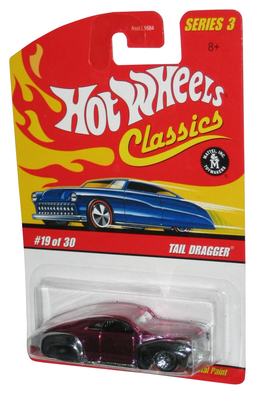 Hot Wheels Classics Series 3 (2006) Pink Tail Dragger Toy Car #19/30 ...