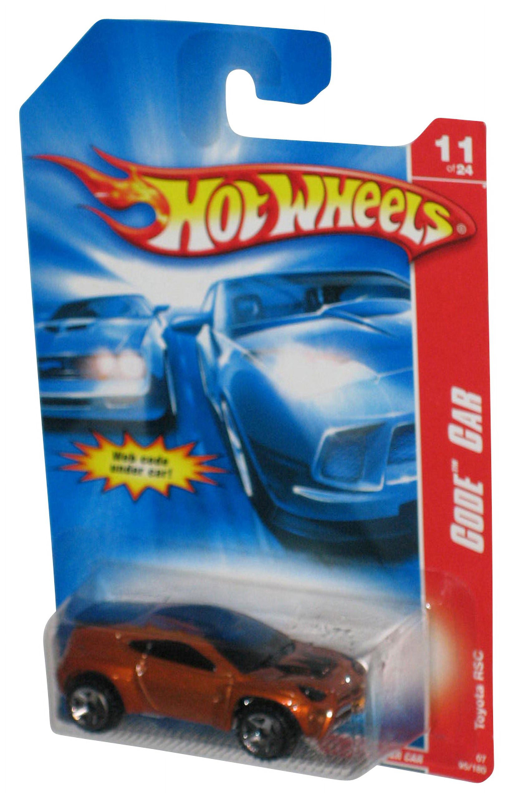 Hot Wheels Code Car 11/24 (2006) Orange Toyota RSC Car 95/180 - Walmart.com