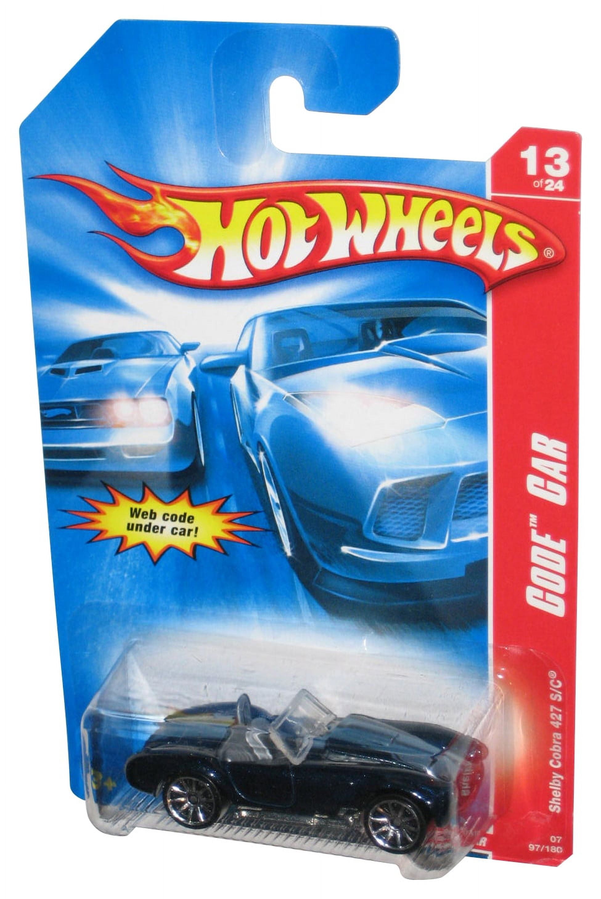 Hot Wheels Code Car 13/24 Blue Shelby Cobra 427 S/C Car Toy 97/180 ...