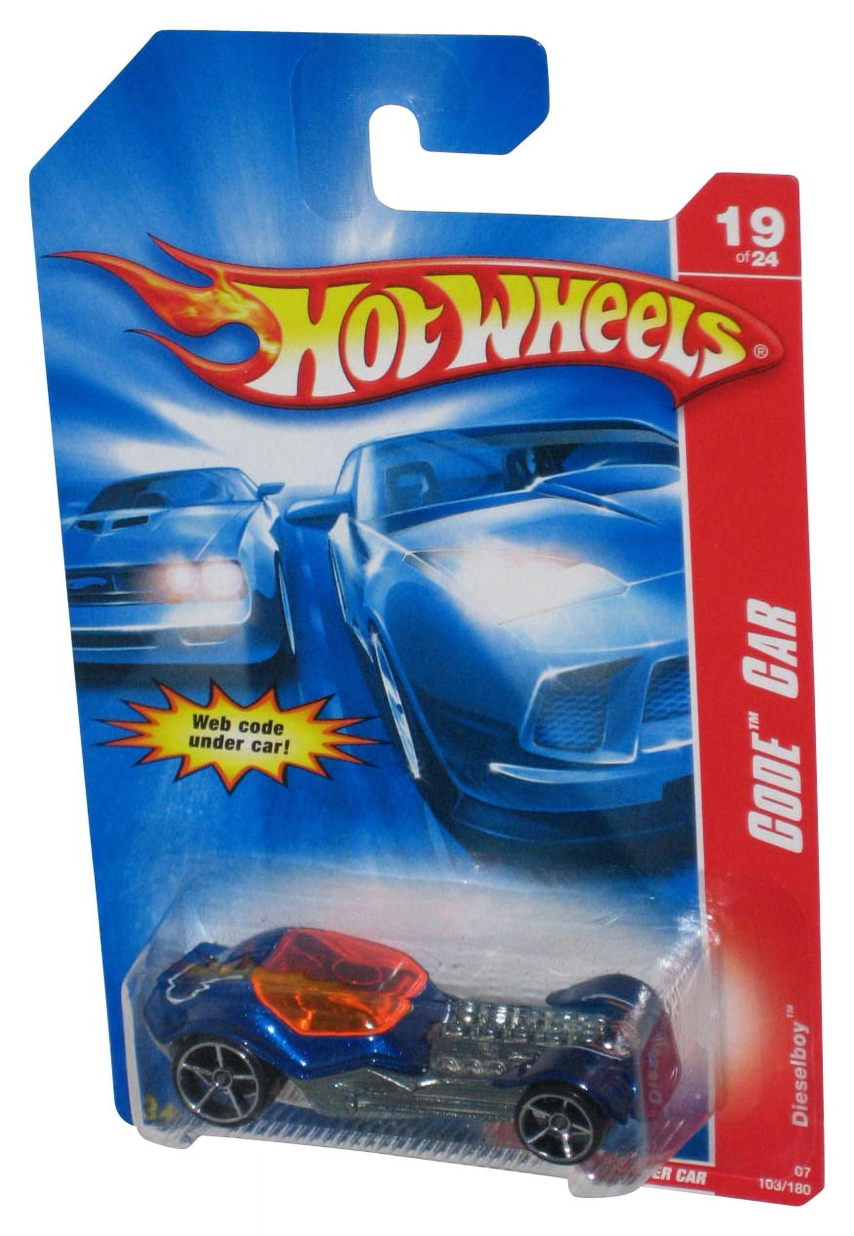 Hot Wheels Code Car 19/24 Dieselboy (2006) Mattel Blue Toy Car 103/180 ...