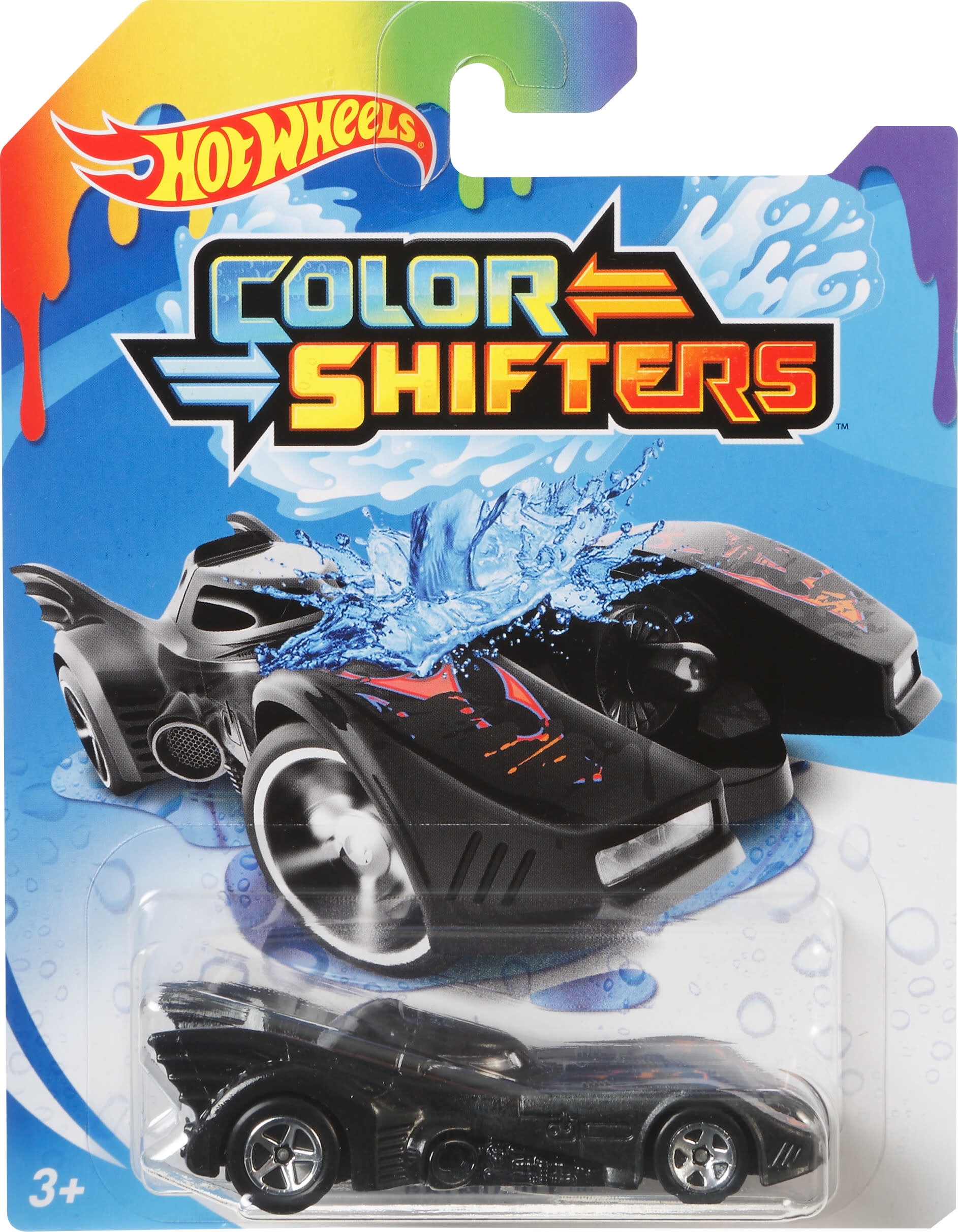 Hot Wheels Color Shifters 1:64 Scale Toy Car, Transforms Color in Water ...