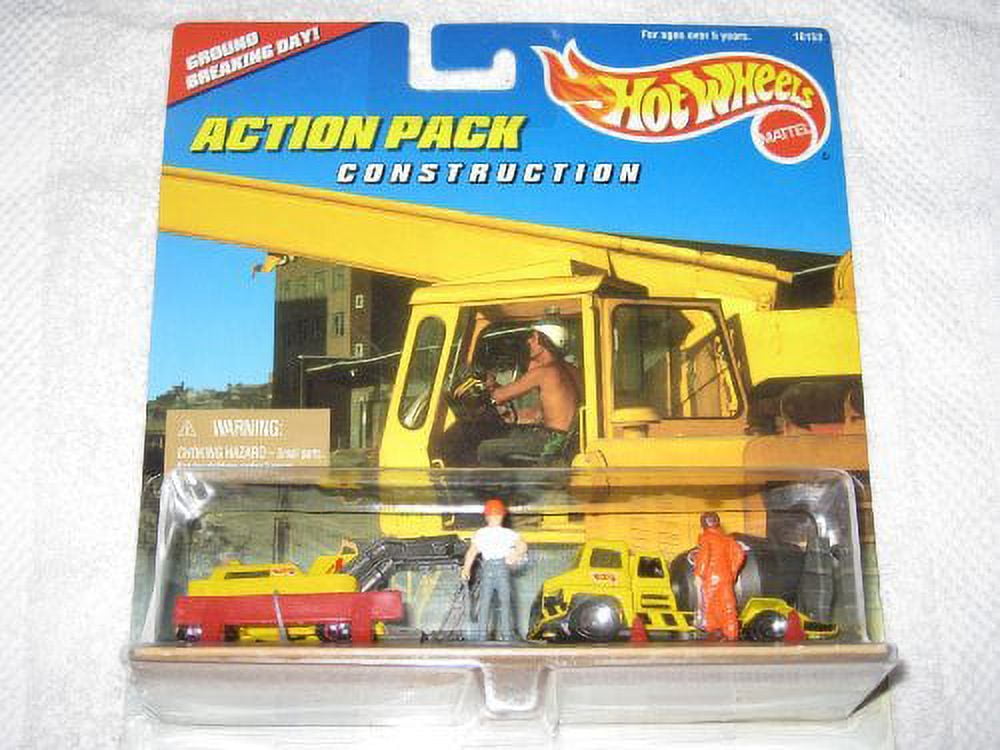 Hot Wheels Construction Action Pack -- 1996 - Walmart.com