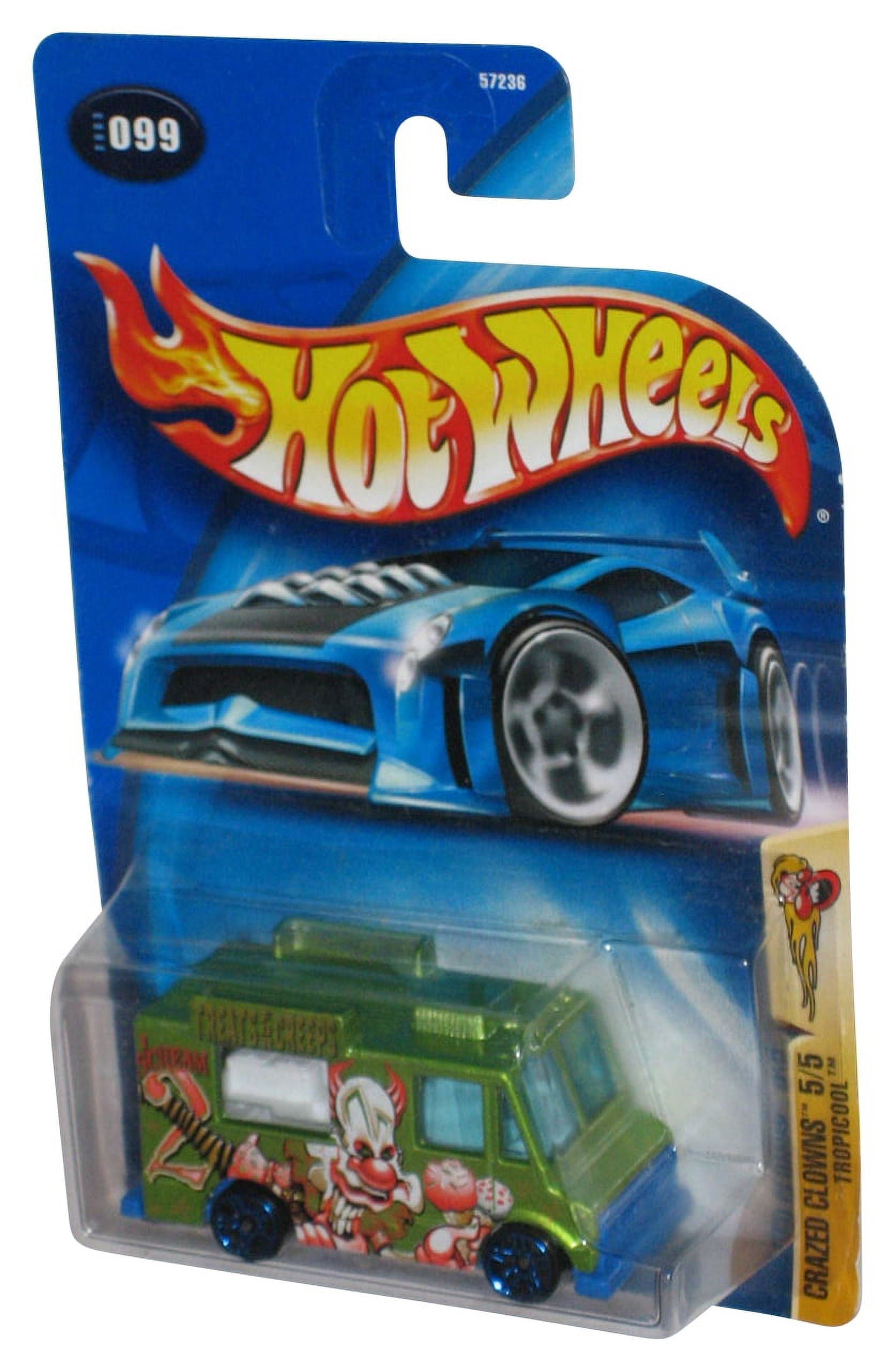 Hot Wheels Crazed Clowns 5/5 (2003) Green Tropicool Die-Cast Toy Truck ...