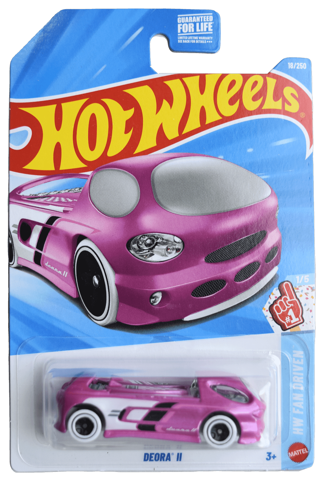 Hot Wheels Deora II, Fan Driven 1/5 [pink] 18/250 - Walmart.com