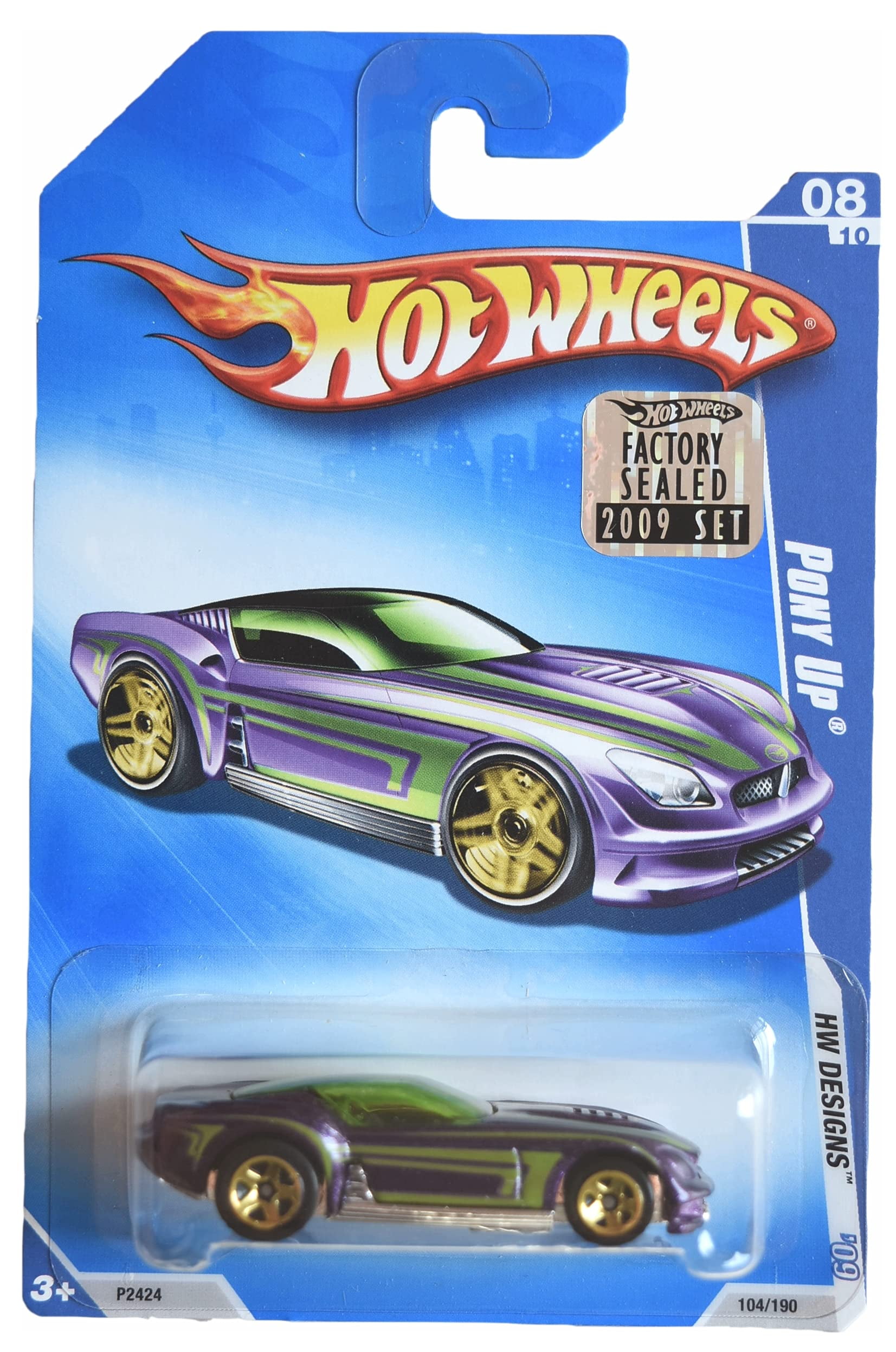 Hot Wheels Designs Pony UP '09 PURPLE 08/10 - Walmart.com