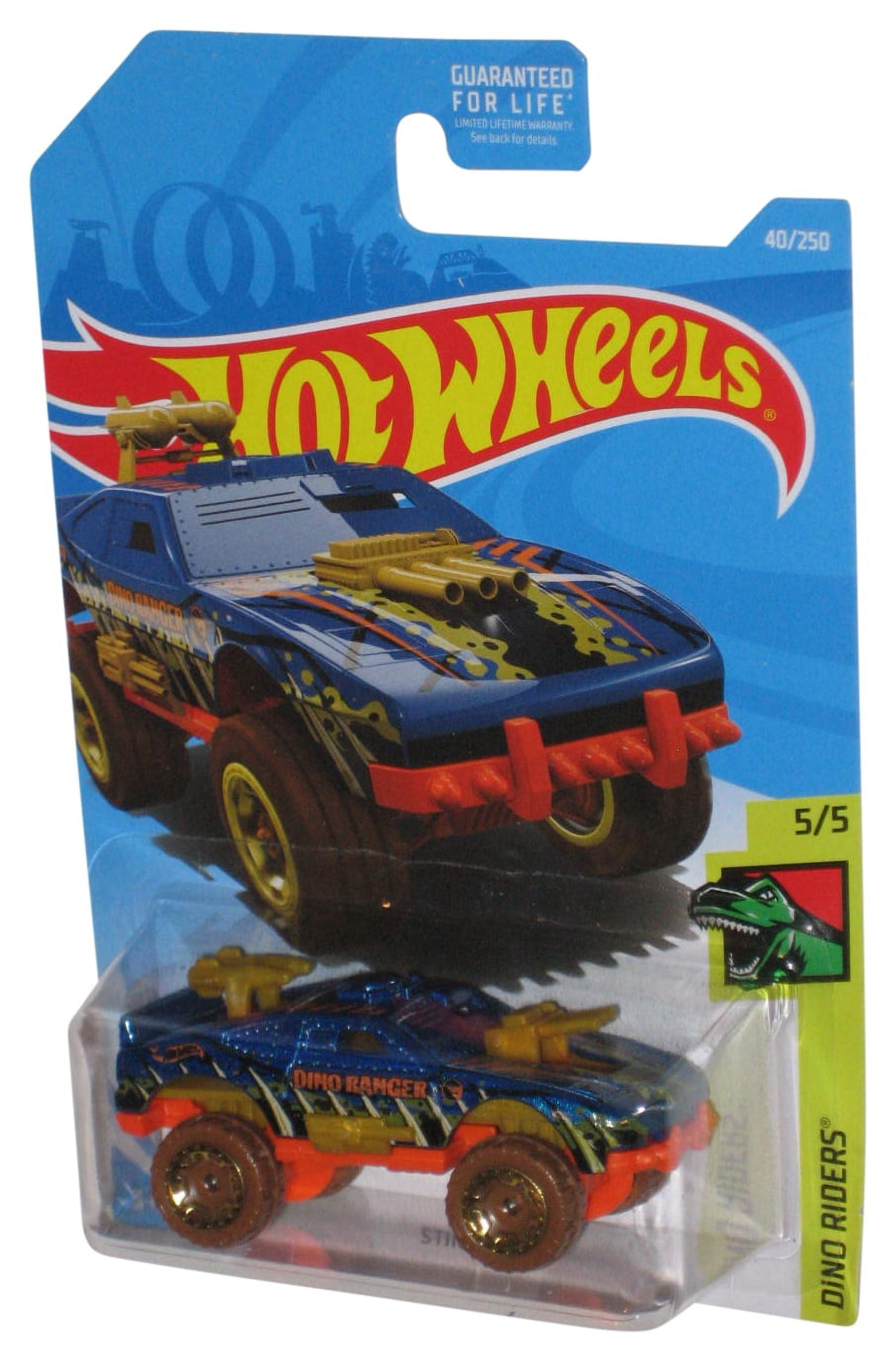 Hot Wheels Dino Riders 5/5 (2017) Blue Sting Rod Toy Car 40/250 ...