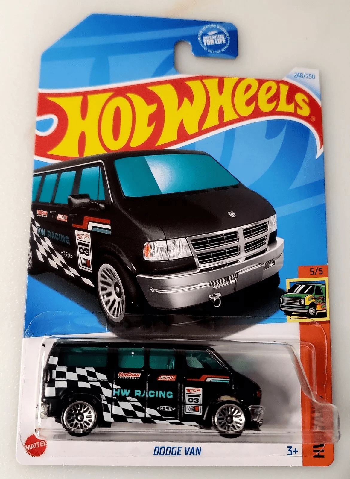 Hot Wheels Dodge Van 248/250 HW Vans 5/5 - Walmart.com