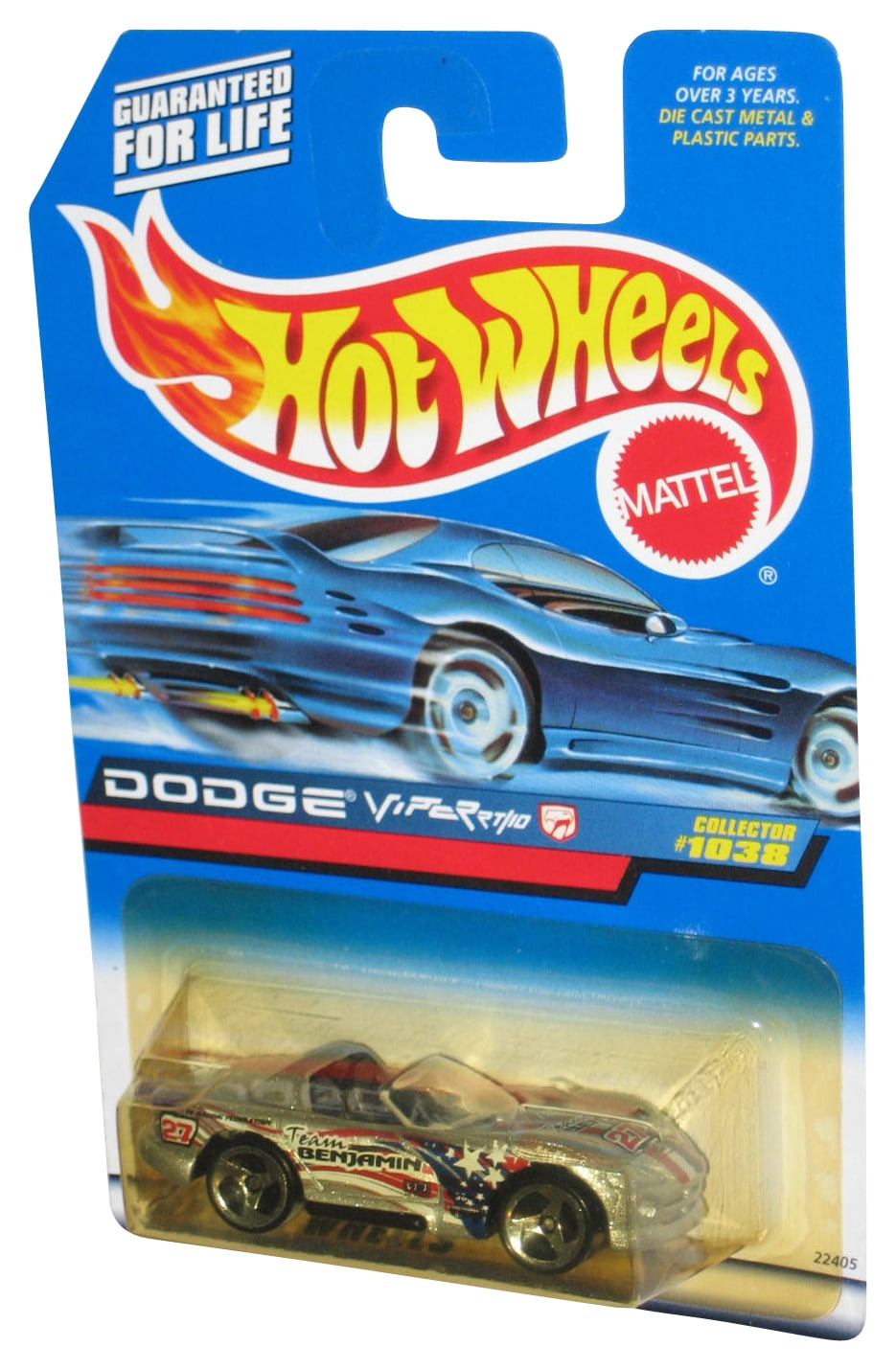 Hot Wheels Dodge Viper RT/10 (1998) Silver Collector Toy Car #1038 ...