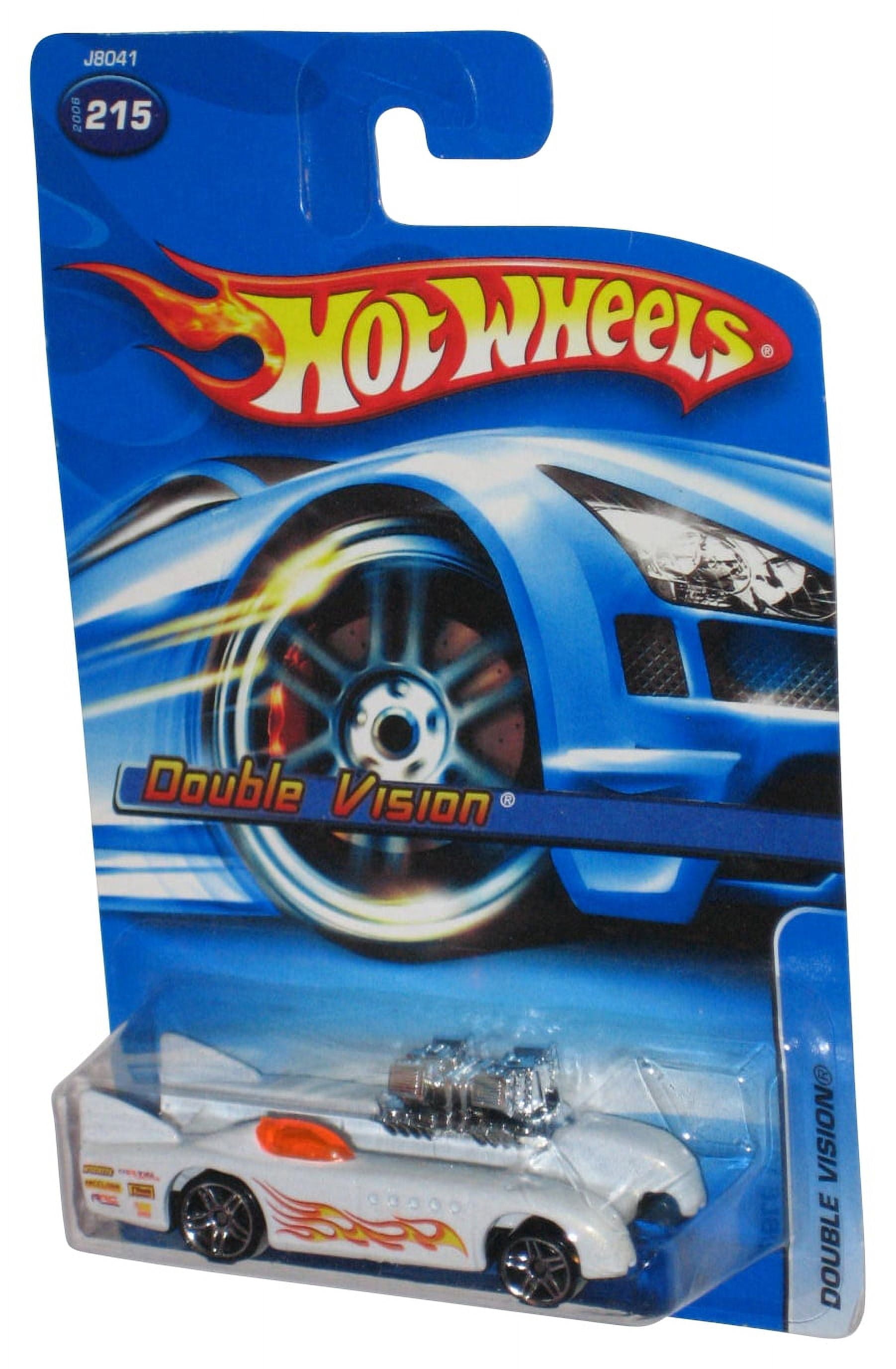 Hot Wheels Double Vision (2006) Mattel White Die-Cast Toy Car #215 ...