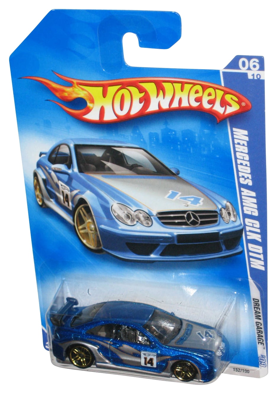 Hot Wheels Dream Garage '09 06/10 Blue Mercedes AMG CLK DTM Car 152/190 ...