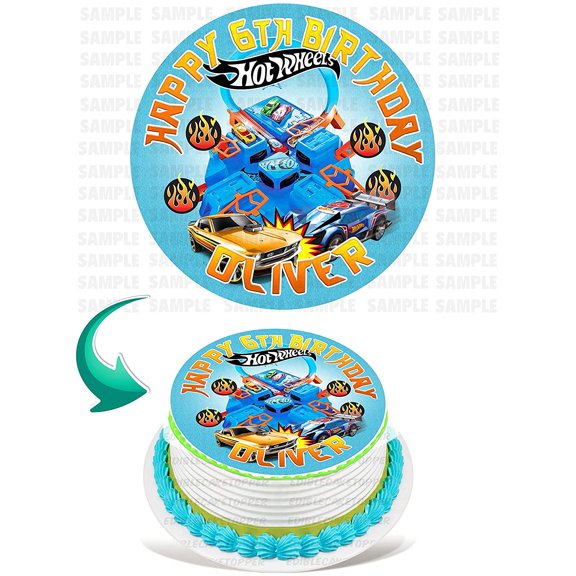 Hot Wheels Decorative Baking in Hot Wheels Party Supplies - Walmart.com
