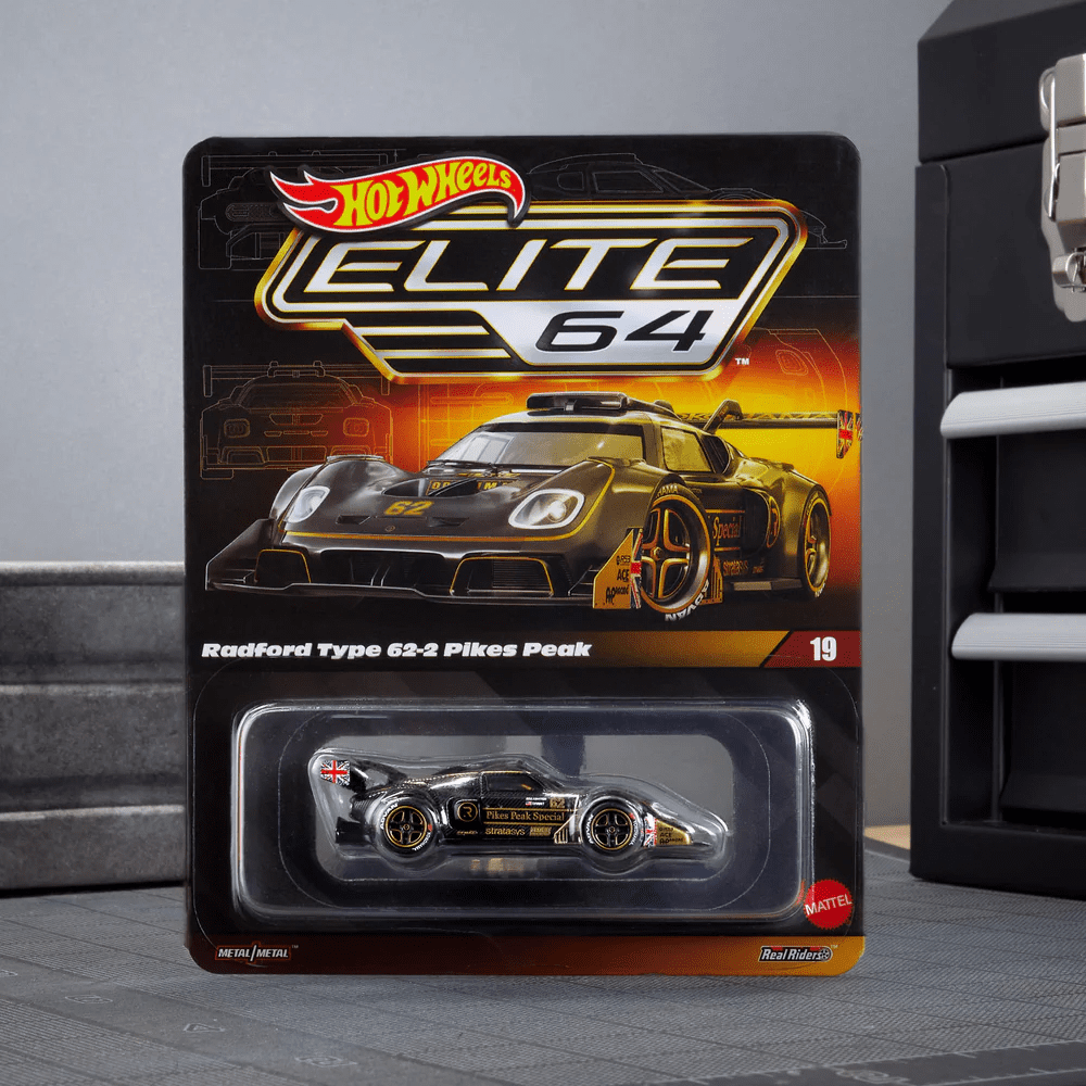 Hot Wheels Elite64 Assorted 1:64 Diecast (Model:Radford Type 62-2 Pikes ...